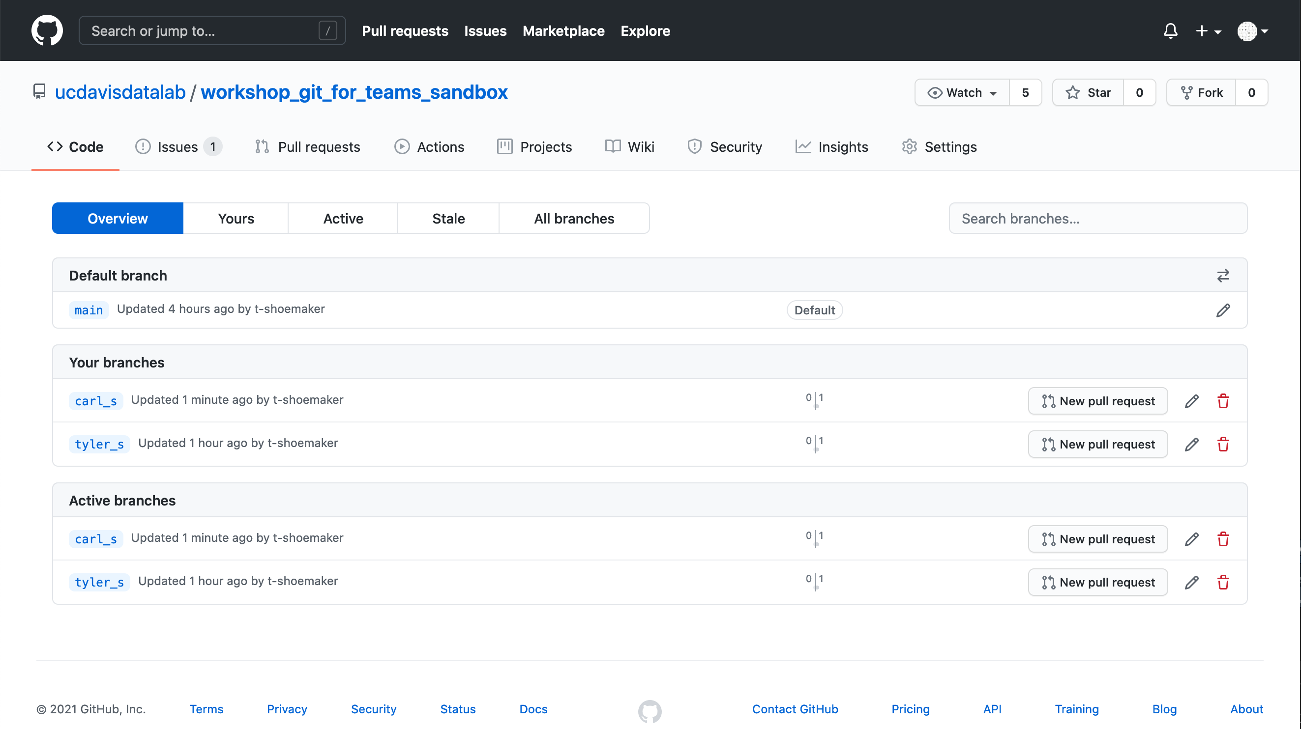 5. Merging Remote Branches — Reproducible Research for Teams with GitHub 5. Merging Remote Branches — Reproducible Research for Teams with GitHub